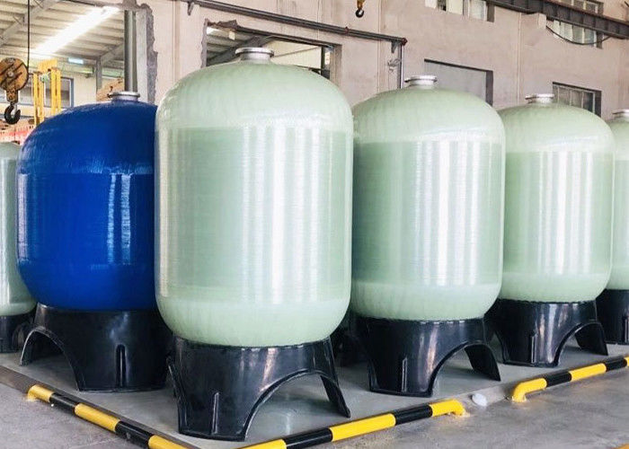 1000L Capacity Fiberglass FRP Storage Tank UV Resistance Above Ground Installation