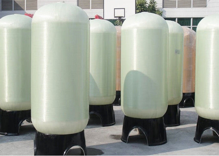 White Color Fiberglass Water Tank FRP Pressure Vessel Filter For Water ...