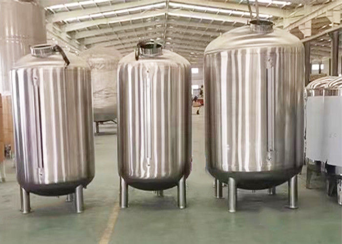 Cylindrical Shape Stainless Steel Water Filter Tank Water Softener ...