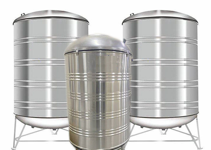 Custom Stainless Steel Water Treatment Tank , Cylindrical Ion Exchange ...