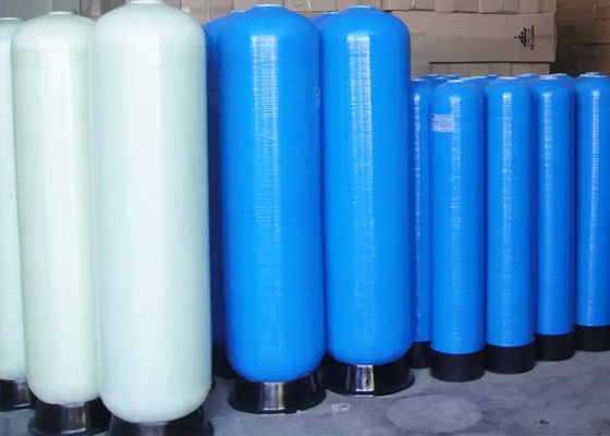 Strong Fiberglass FRP Softener Vessel , 150psi Water Softener Tanks ...